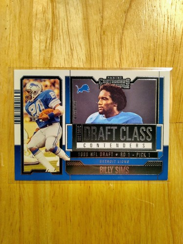 2023 Panini Contenders Historic Draft Class Contenders Billy Simms #HDC ...