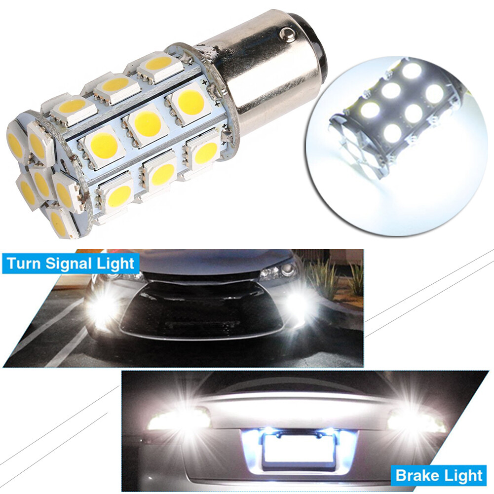 White Cabin Marine Boat LED Interior 27-SMD BA15D DC24V Lights Bulbs | eBay