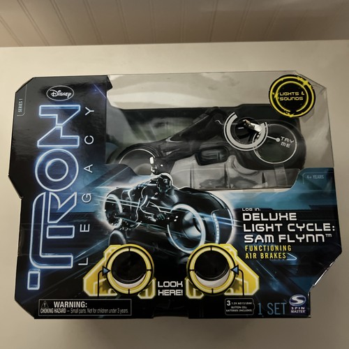 TRON Legacy Sam Flynn Deluxe Light Cycle (2010, Disney, SpinMaster ...