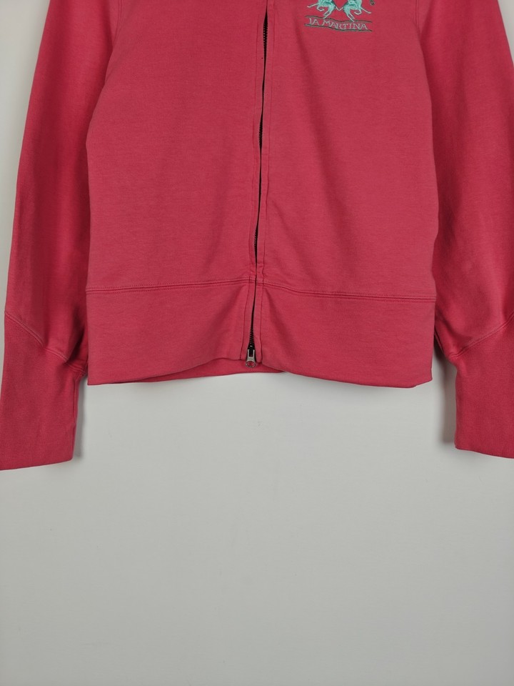 La Martina Track Top Jacket Zip Pink size M | eBay