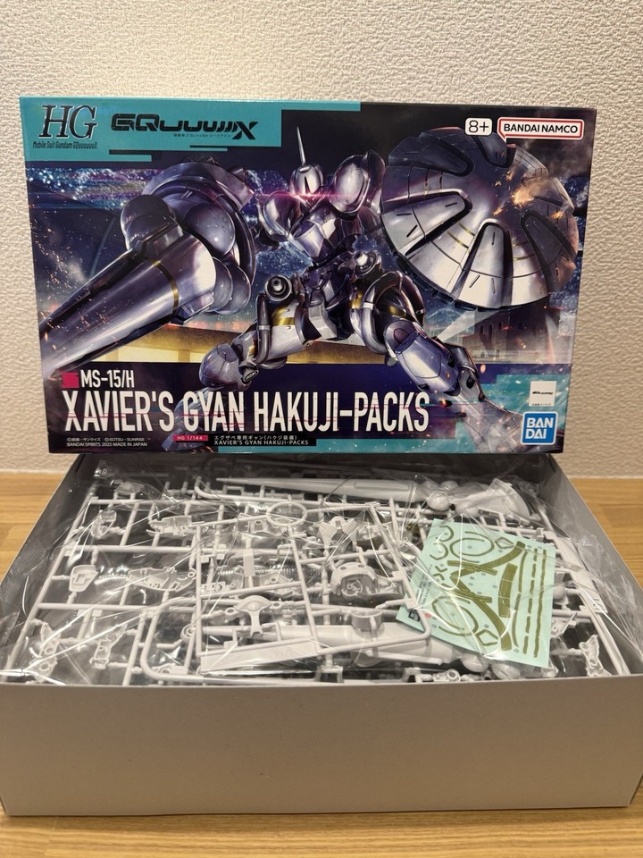 HG GQuuuuuuX Light-Type Guncannon & Xavier’s Gyan Hakuji-Packs 1/144 ...
