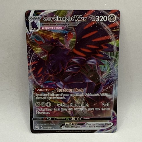 Corviknight VMAX 110/163 Swsh05: Battle Styles Holo HP Collectible ...