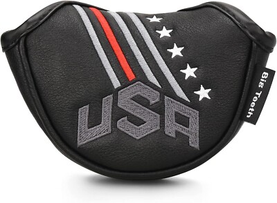 Putter Cover Mallet Putter Cover Half Mallet Small Golf Headcover Mini ...