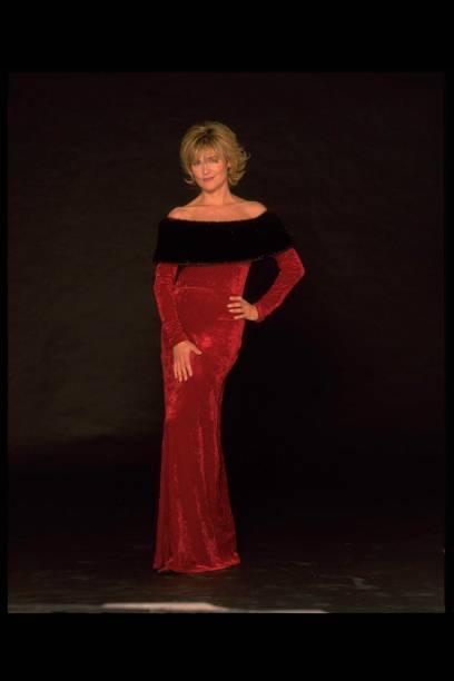 Television presenter Anthea Turner circa 1998 British TV Old Photo 1 ...
