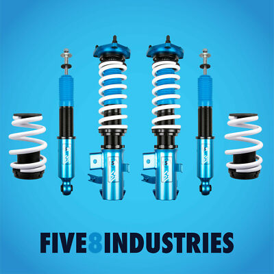 Five8 Industries For 06-11 Honda Civic FD Coilovers Height Adjustable ...