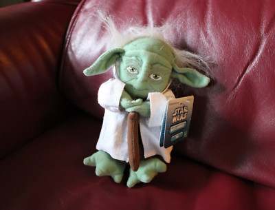 Star Wars Yoda Battle Buddies Plush Stuffie 6in 2004 BRAND NEW WITH ...