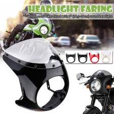 Universal Cafe Racer Bikini Front Headlight Fairing Flyscreen ...