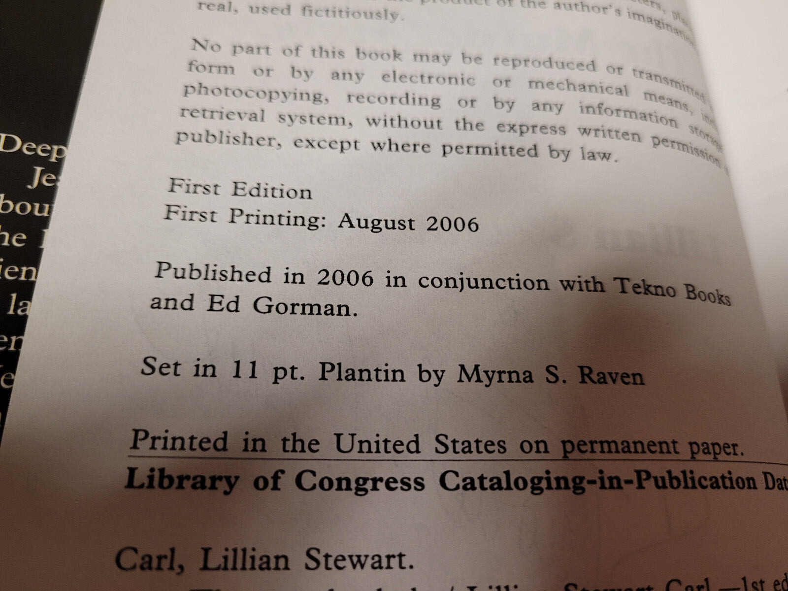 Murder Hole by Lillian Stewart Carl (2006, Hardcover) for sale online ...