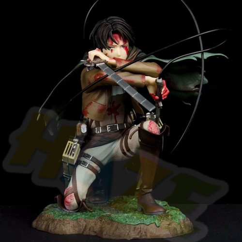 Attack on Titan Levi Ackerman Battle Ver. Figure Model 18cm Toy pvc ...