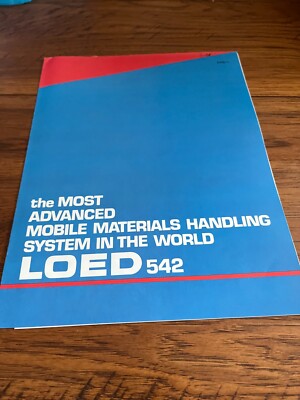 LOED 542 Loader Brochure AMIL22 | eBay