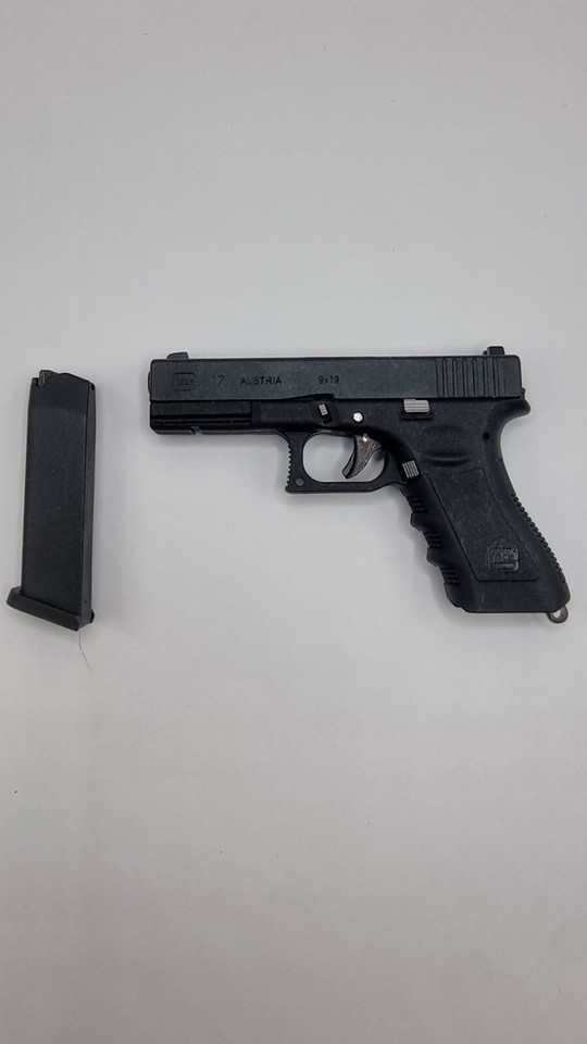 Mini Modular Glock 17 70mm 1/3 Fidget Toy With Bullet Ejection Keychain ...