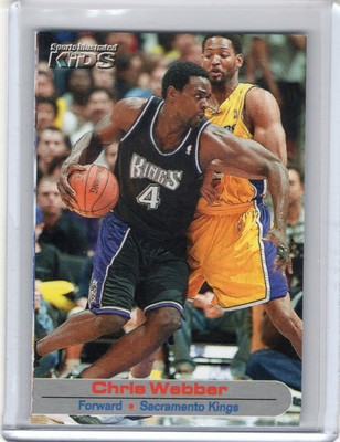 2002 Sports Illustrated Kids Si Sifk basketball CHRIS WEBBER Kings NBA ...