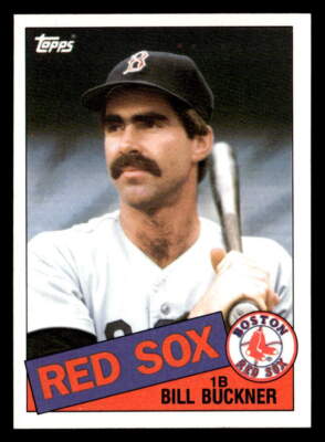 Bill Buckner 1985 Topps Card #65 Boston Red Sox | eBay