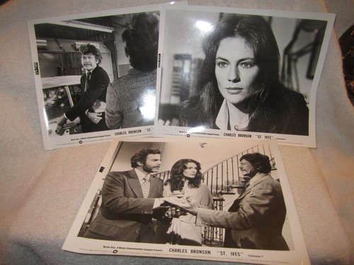 Charles Bronson Jacqueline Bisset "St. Ives" Vintage Movie Stills Lot ...