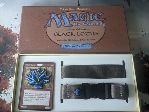 Pinfinity MTG Black Lotus Pin Mythic Chase Serialized Numbered #1839 W/ Lanyard | eBay