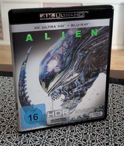 Alien (1979) 40th Anniversary - 4K UHD +BLU-RAY Wie NEU Deutsch HDR ...