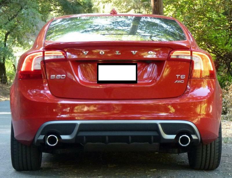 REAR BUMPER DIFFUSER FOR Volvo S60 V60 2010-2018 TUNING SOBMART | eBay