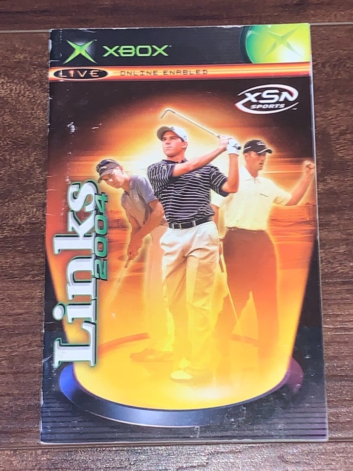 Links 2004 Golf XBOX Instruction Manual Only | eBay
