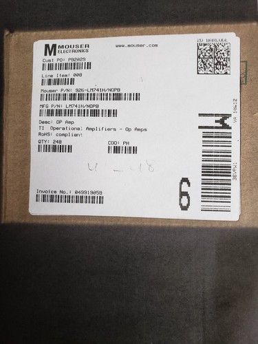 LM741 H Operational Amplifier Texas Instrument | eBay