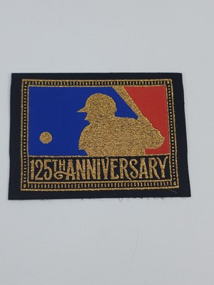 MLB Baseball Logoman 125th Anniversary Commemorative Patch | eBay