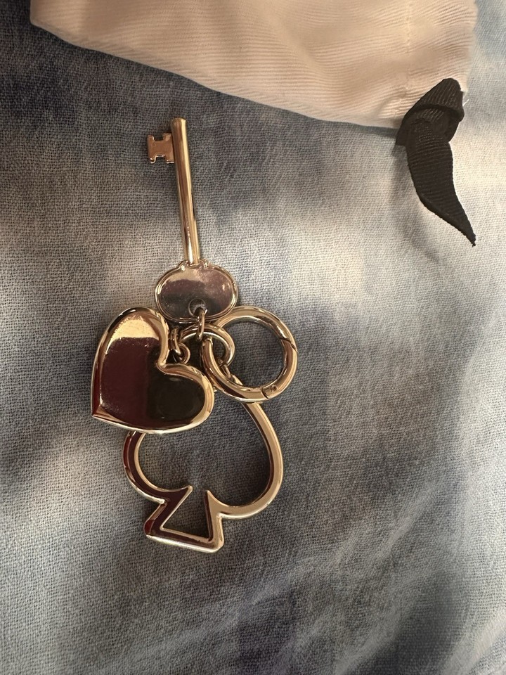 KATE SPADE NY Gold Keychain Purse Charms Spade Heart Key *RARE* | eBay