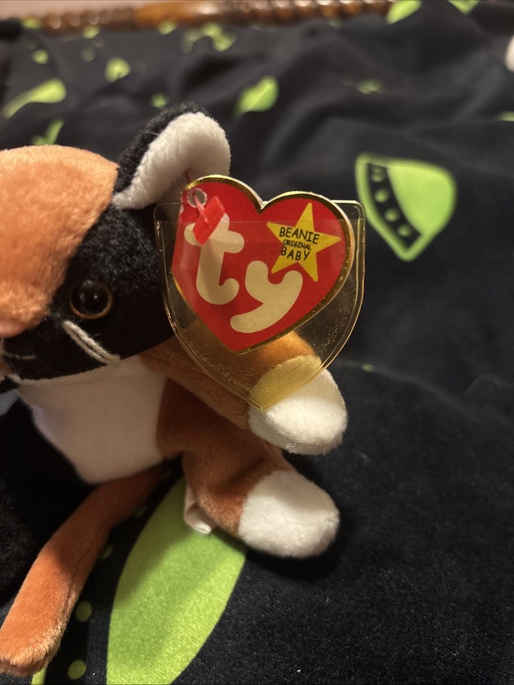 TY Beanie Baby CHIP the Calico Cat | eBay