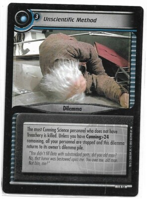 STAR TREK CCG 2ND EDITION: UNSCIENTIFIC METHOD (DILEMMA PLANET/SPACE ...