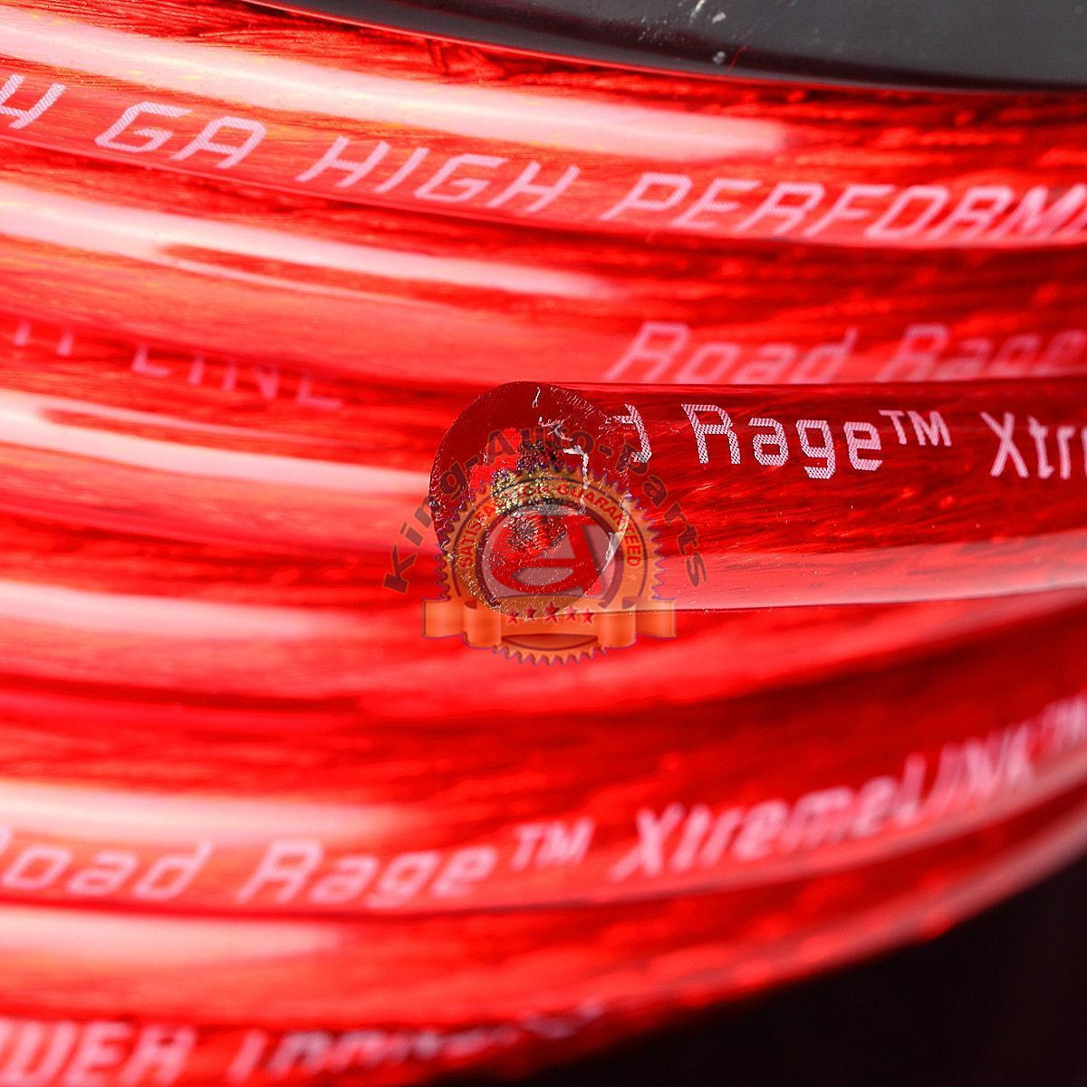 100FT 4GA 4AWG CCA Red Power Cable Wire Heat Resistance for Sound Car ...