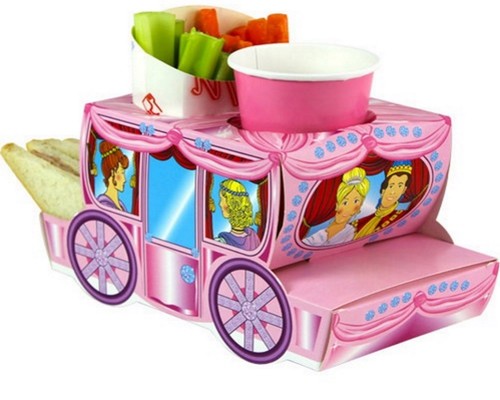 Cinderella Princess Coach - Party Meal Food Trays - Snack Lunch Box ...
