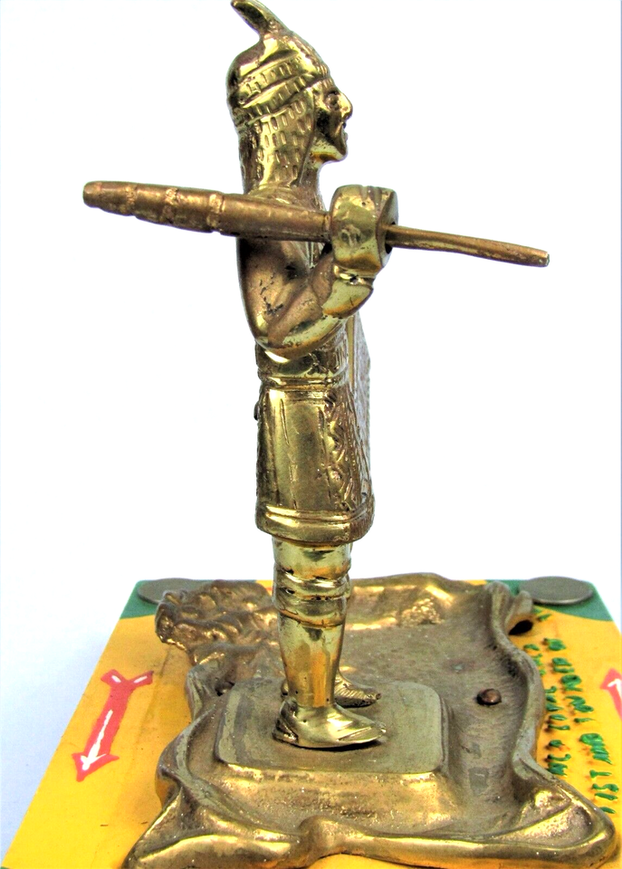 ANCIENT INCA FOUNDER MANCO CAPAC HANDMADE BRASS STATUE PERU FOLK ART | eBay