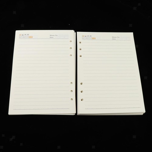 A5 Notebook Filler Paper Refillable Pages for Binder Planner 6 Holes | eBay