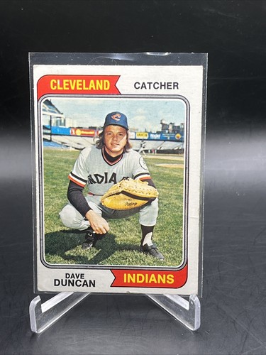 1974 Topps Baseball # 284 Dave Duncan Cleveland Indians EX++ | eBay