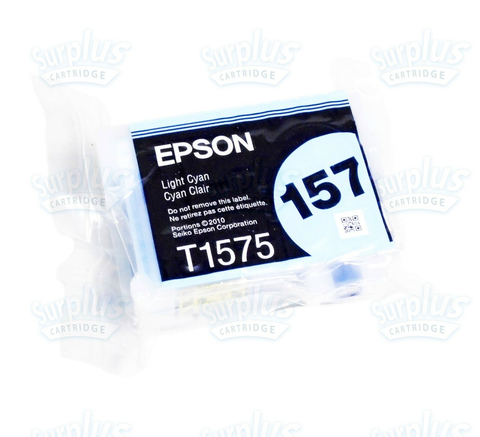 Genuine Epson 157 Light Cyan Ultrachrome K3 Ink Cartridge T1575 R3000 ...