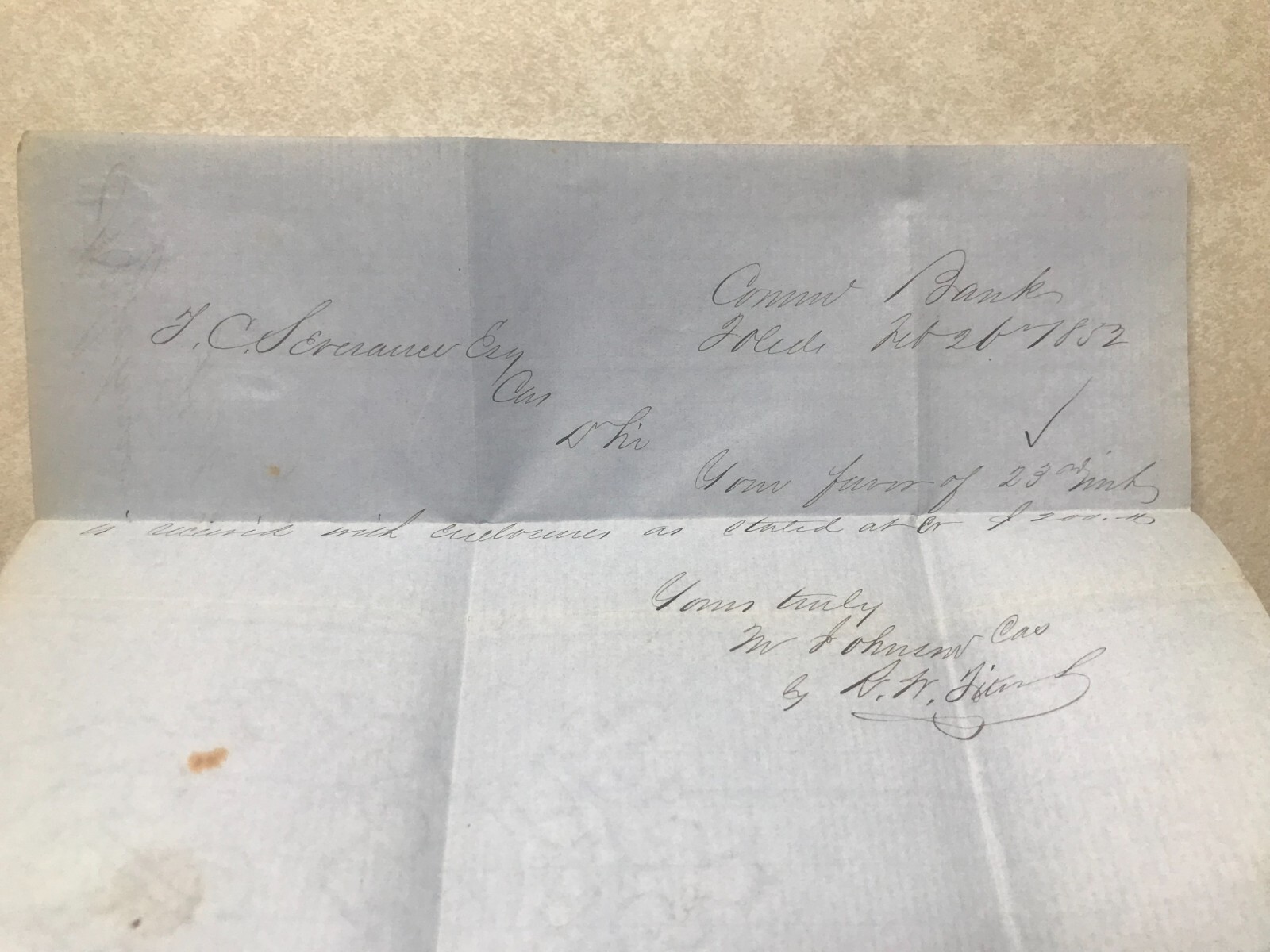 Postal Cover Letter Toledo Ohio OH 1852 SE9 Cancel Stamp | eBay UK
