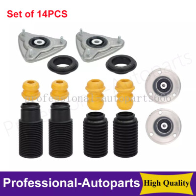 14PCS Front Upper Strut Mounts Bearings Bump Stops Set for Porsche 997 ...