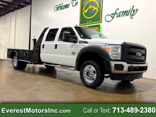 2011 Ford Super Duty F-550 DRW XL 4X4 CREW CAB FLATBED 6.7L V8 DIESEL ...