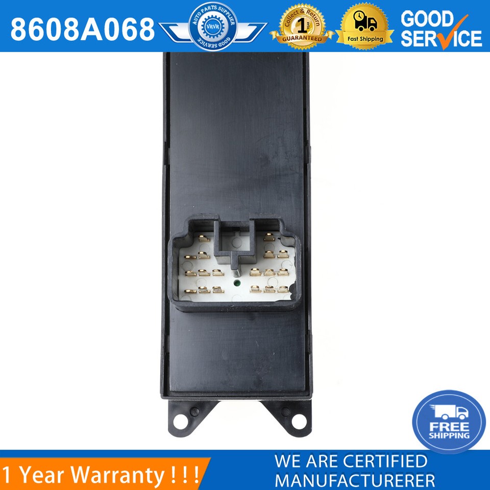 8608A068 Front Door Power Window Switch Driver Side Fits For Mitsubishi ...