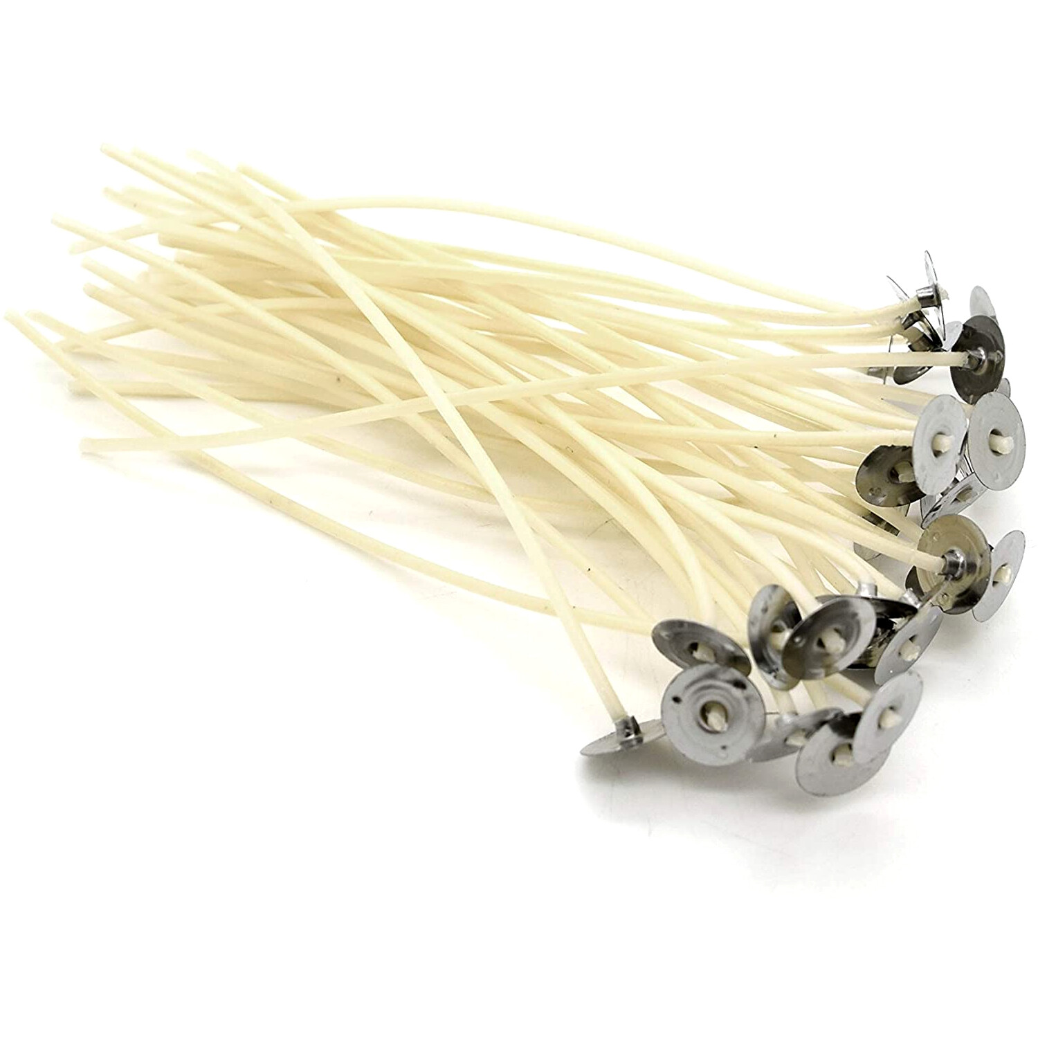 Candle Wicks Natural Pre Waxed Wicks for DIY Candles Craft Tools Candle ...