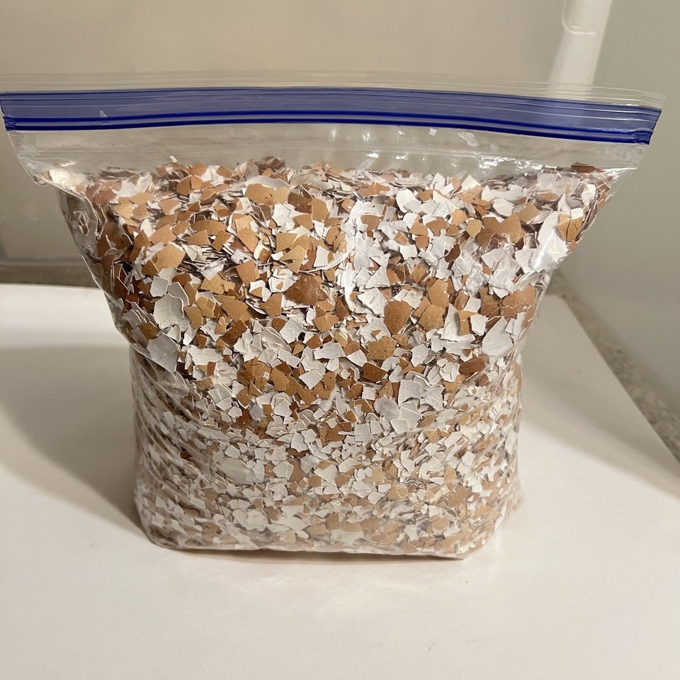 6 lb Crushed Eggshell Calcium Chicken Feed Garden Plant Fertilizer CT ...