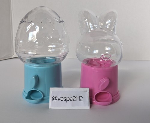 Easter Gumball Machine Bunny Egg Candy Dispenser Pastel Bullseye Like ...