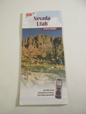 2011 AAA Nevada Utah State Highway Travel Road Map-L5 | eBay