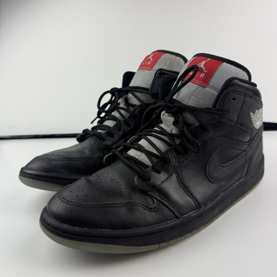 Nike Air Jordan 1 Mid SE Shoes Black White Wolf Gray HV5177-010 Men's ...