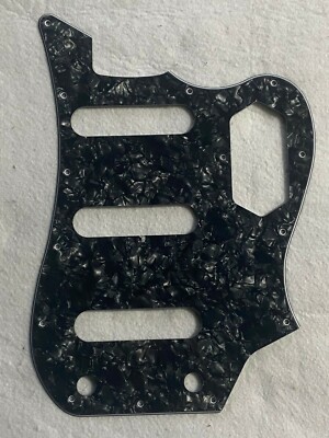 Fits Squier Vintage Bass VI Guitar Pickguard Scratch Plate ,4 Ply Black ...
