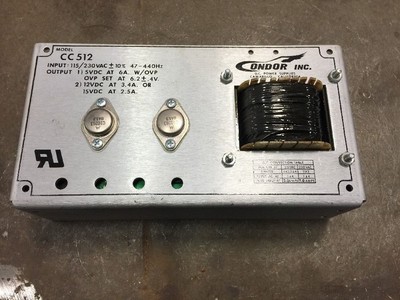 Condor CC512 5v@6amp 12vdc@3.4amp 15vdc@2.5amp (46.5-279-9.5) | eBay