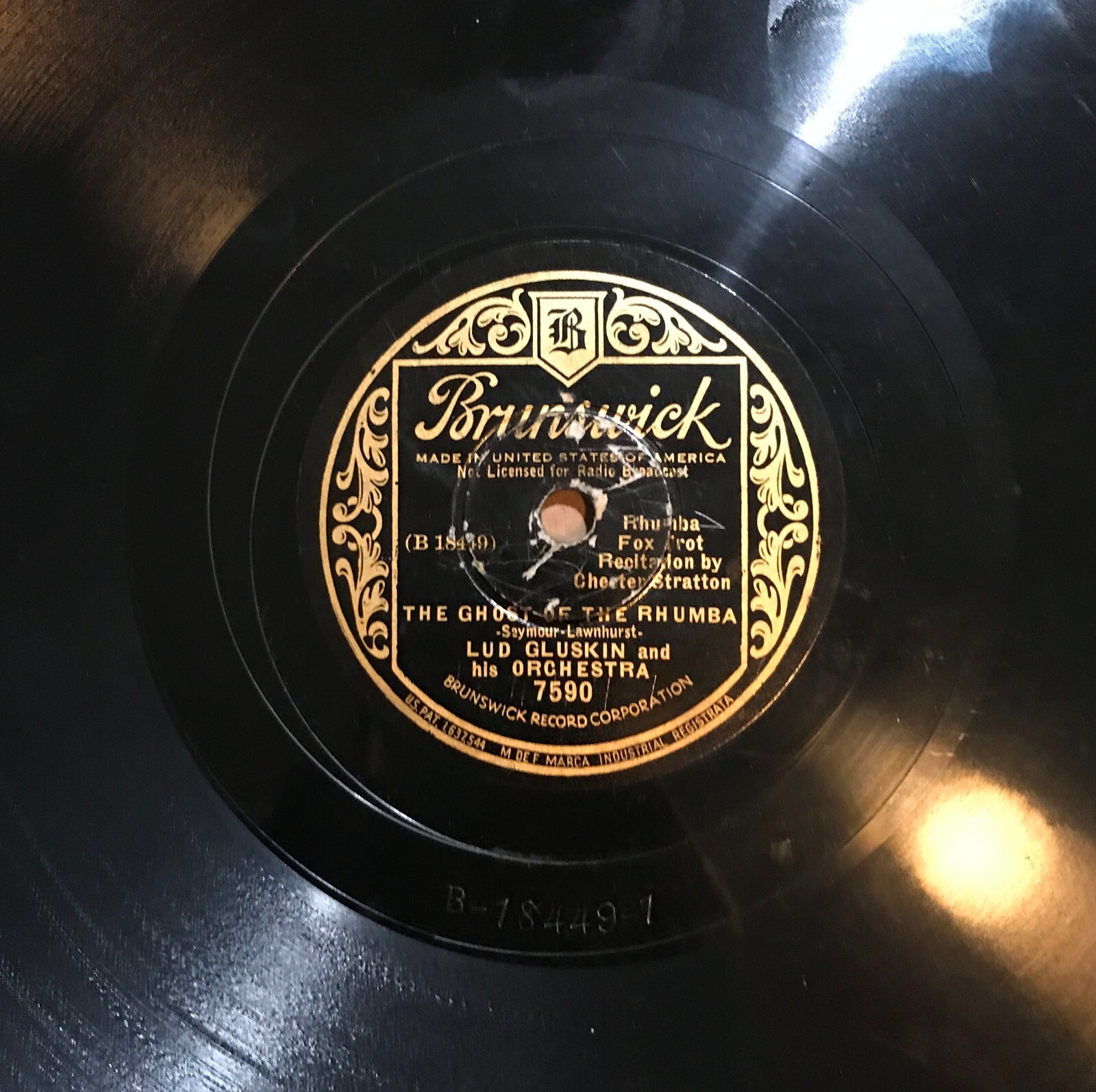 78 rpm Lud Gluskin Brunswick 7590 in V+E-/E- (Buddy Clark) | eBay