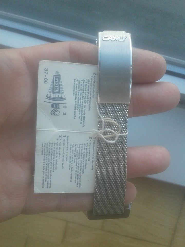 Camy Geneve SUPER AUTOMATIC MONTEGO CRYSTAL 6 Vintage Collection NOS ...