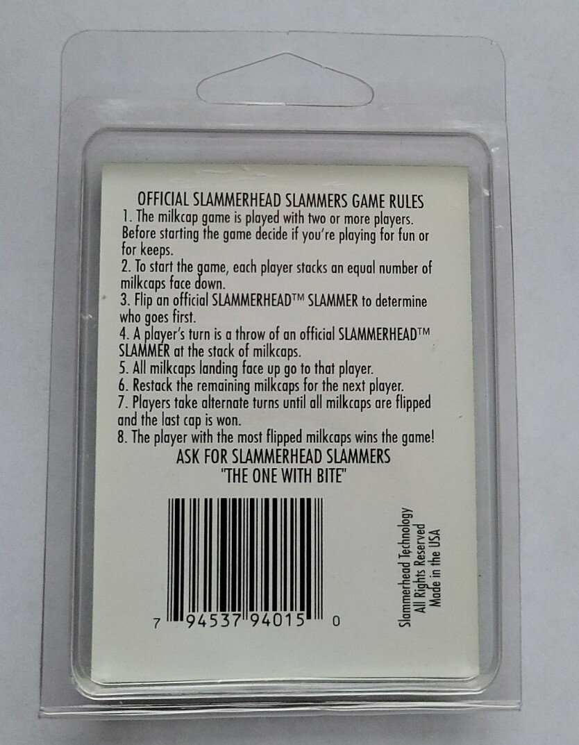 Slamtek Slammerhead 5 Pogs And 1 Aluminum Slammer Set Vintage 1994 ...