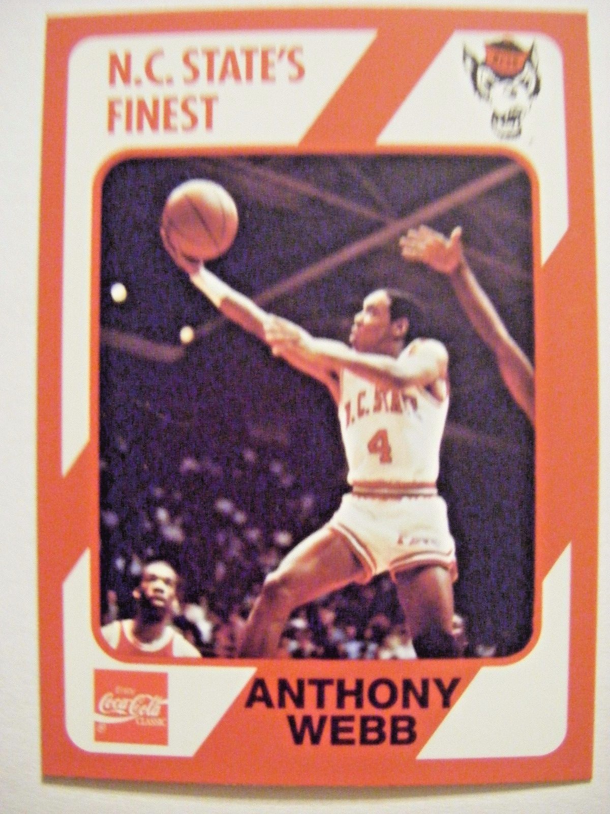 SPUD WEBB 1991 NC STATE WOLFPACK basketball card Collegiate Collection ...