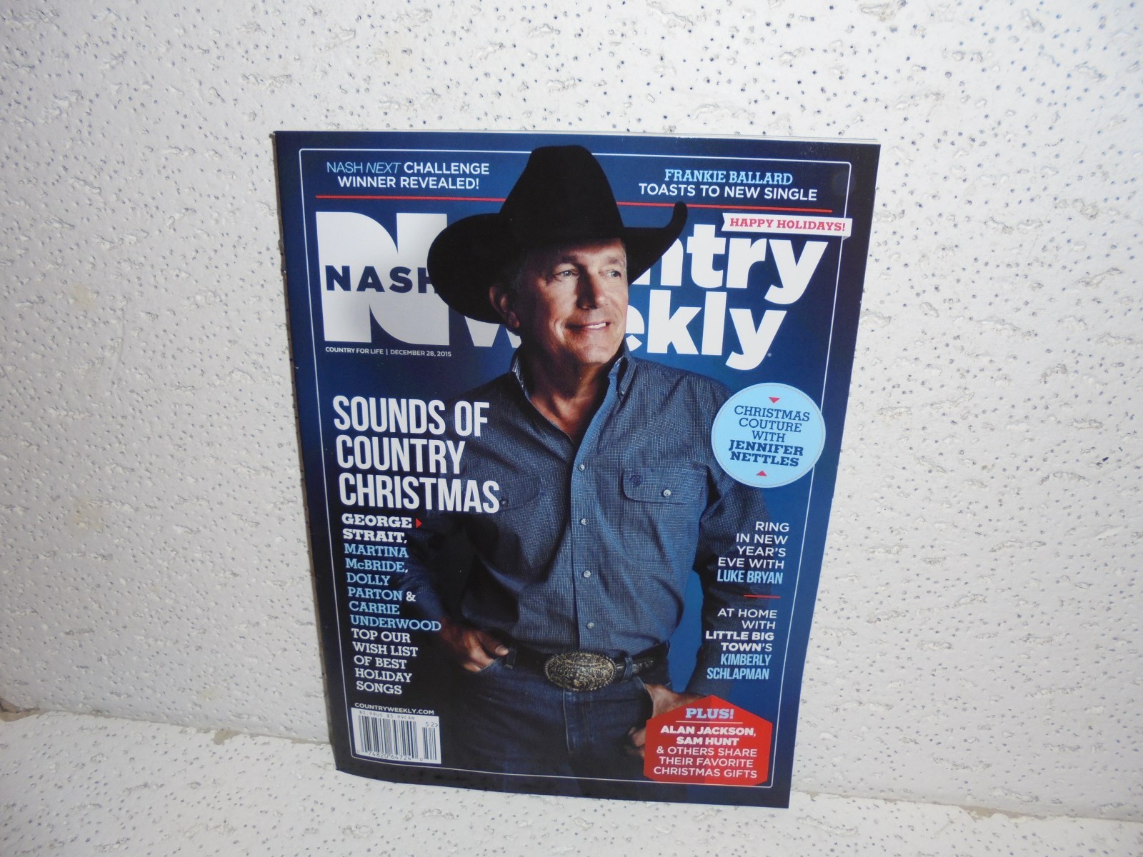 Country Weekly Magazine December 28 2015 George Strait Jennifer Nettles ...