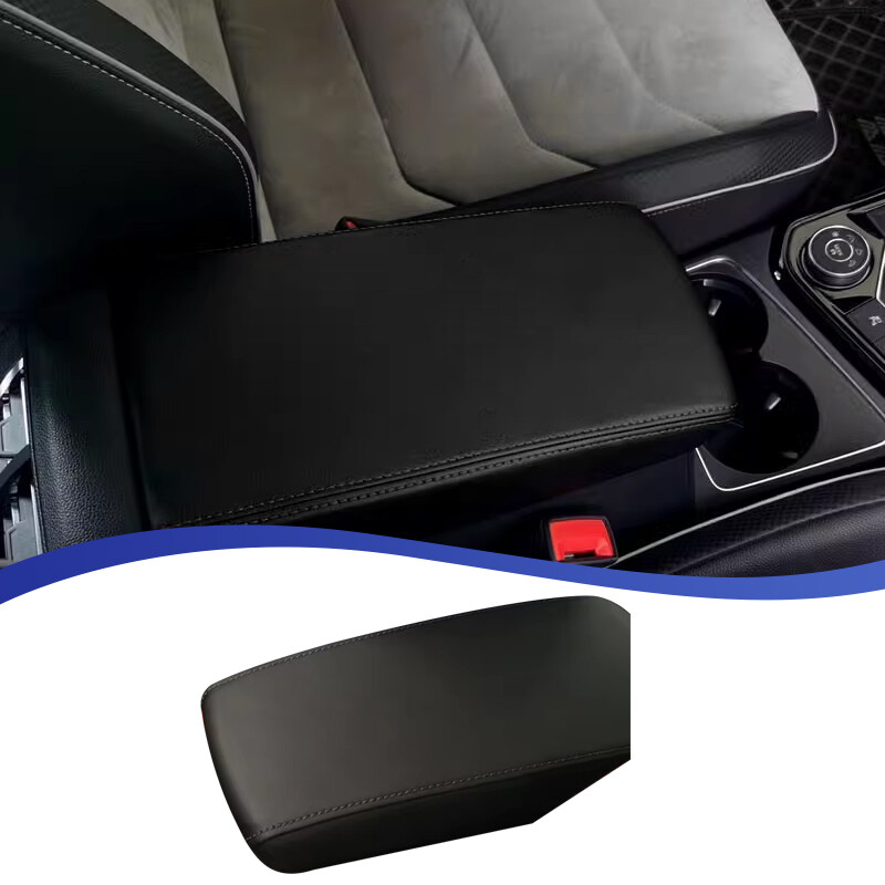 Center Console Lid Armrest Cover PU Leather Cushion For Subaru Outback ...